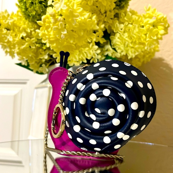 kate spade | Bags | Nwt Kate Spade Enchanted Forrest Snail Coin And Key ...